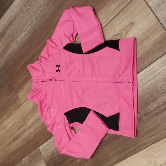 Under Armour | Shirts & Tops | Girls 3t Pink Under Armour Zip Up Jacket ...